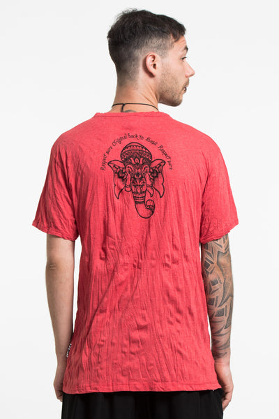 Sure Design Men's Lotus Ganesh T-Shirt in Red – Sure Design Wholesale