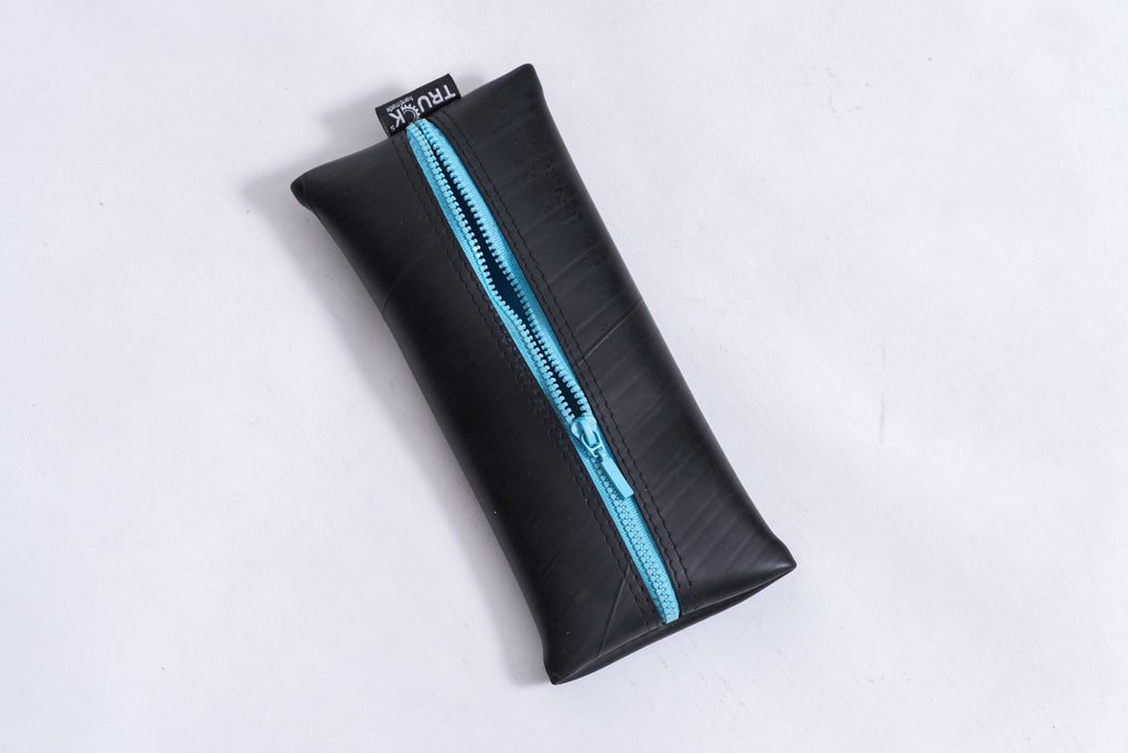 Assorted 3 Piece Recycled Rubber Pencil Case – Sure Design Wholesale