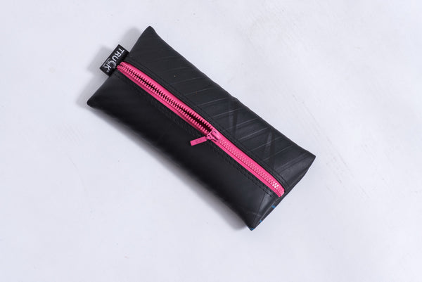 Assorted 3 Piece Recycled Rubber Pencil Case – Sure Design Wholesale